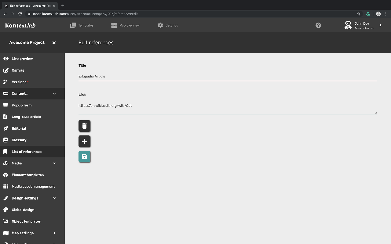 Quellen – Knowledge Base